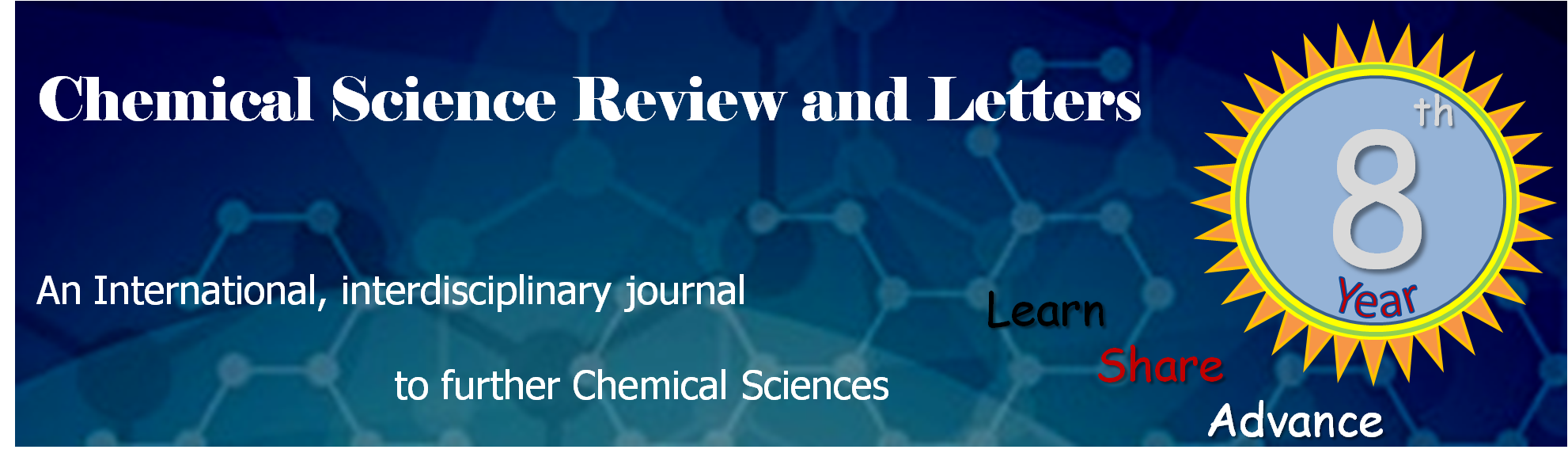 CSRL – Chemical Science Review and Letters